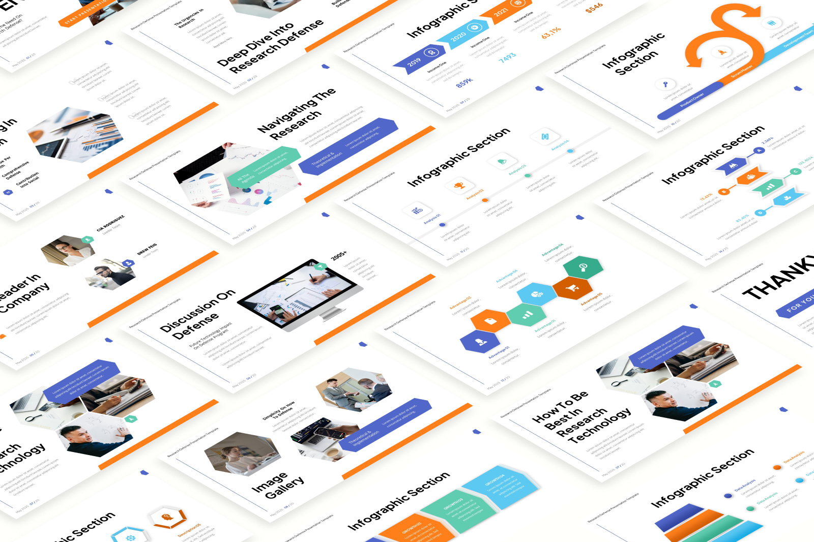 Research Defense PowerPoint Template, Presentation Templates | GraphicRiver