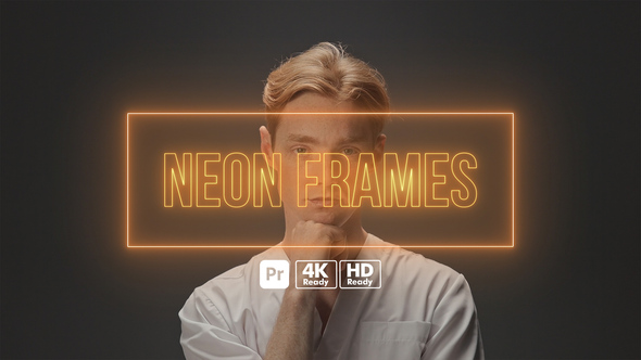 Neon Frames for Premiere Pro, Premiere Pro Templates | VideoHive