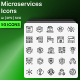 Microservices Icon Set, Icons | GraphicRiver