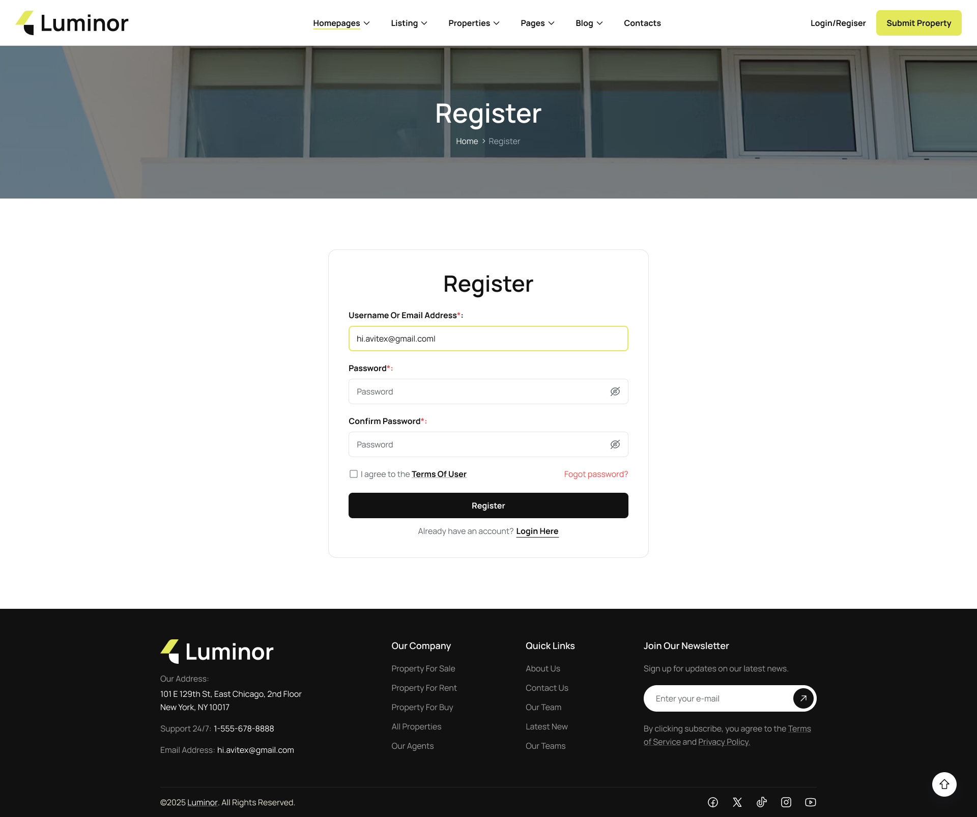 Luminor - Real Estate Figma Template by Avitex | ThemeForest