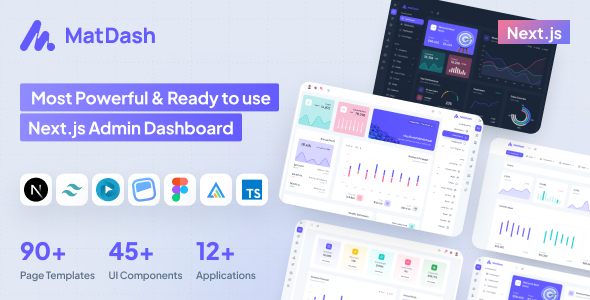MatDash - Tailwind Next.js Admin Template by adminmart | ThemeForest