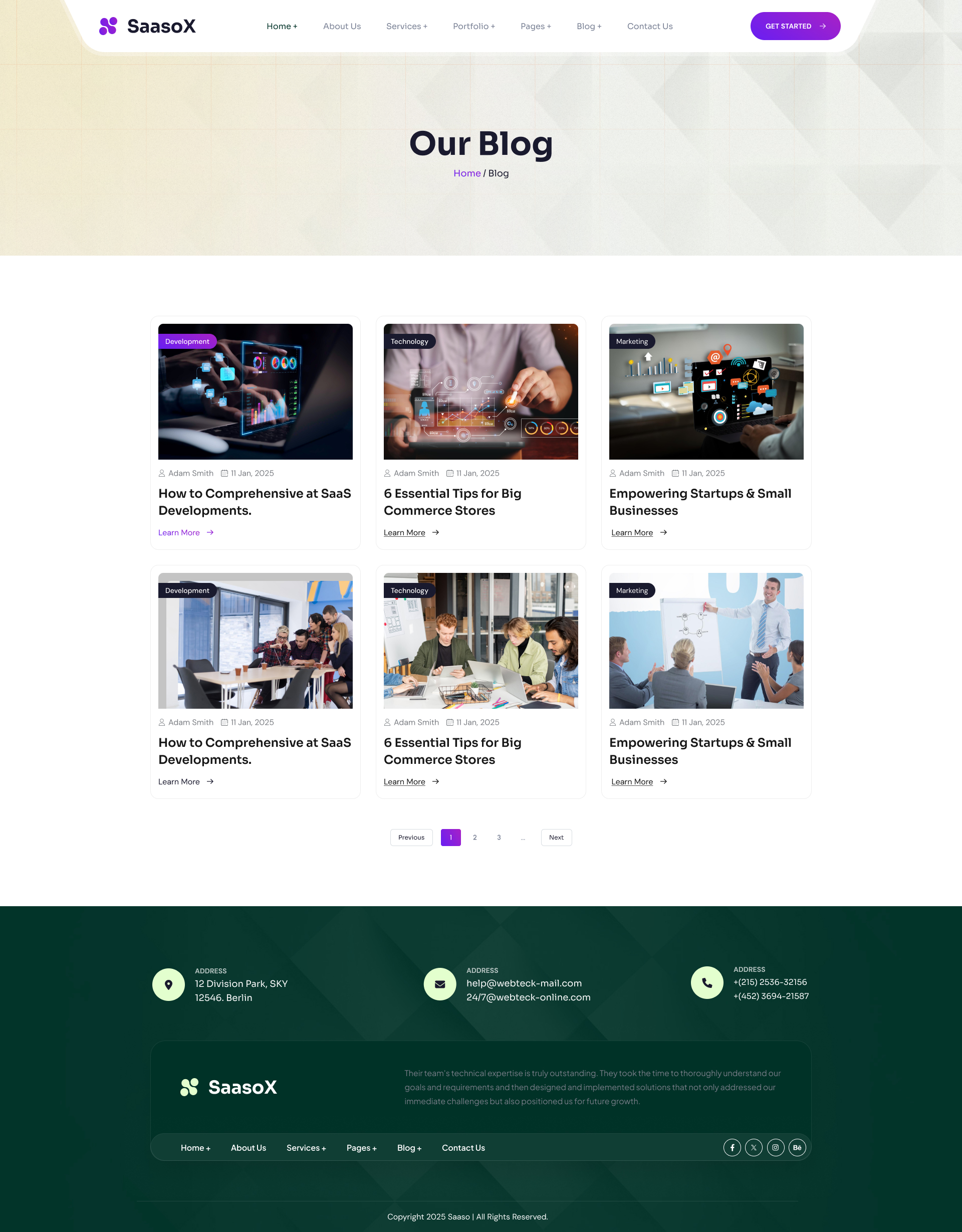 SaasoX - SaaS & Software Figma Template by ThemeServices | ThemeForest