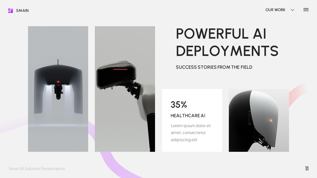Smart AI Solution Powerpoint Template, Presentation Templates ...