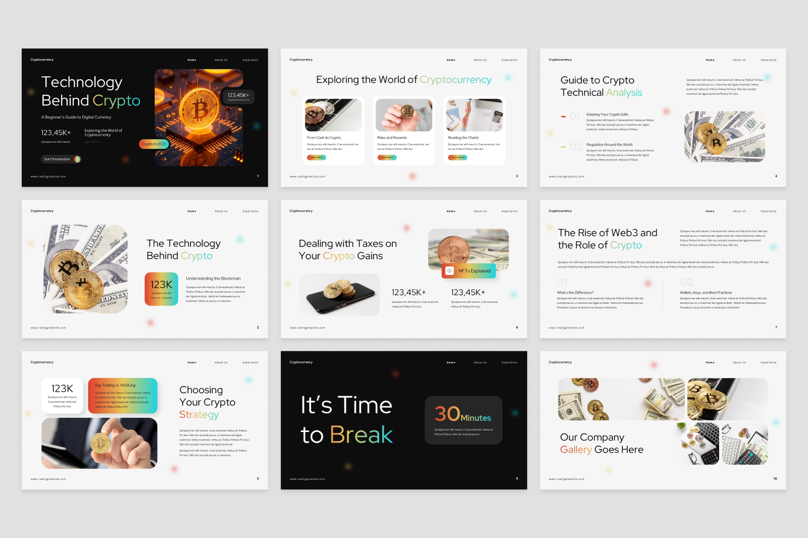 Cryptocurrency Presentation, Presentation Templates | GraphicRiver