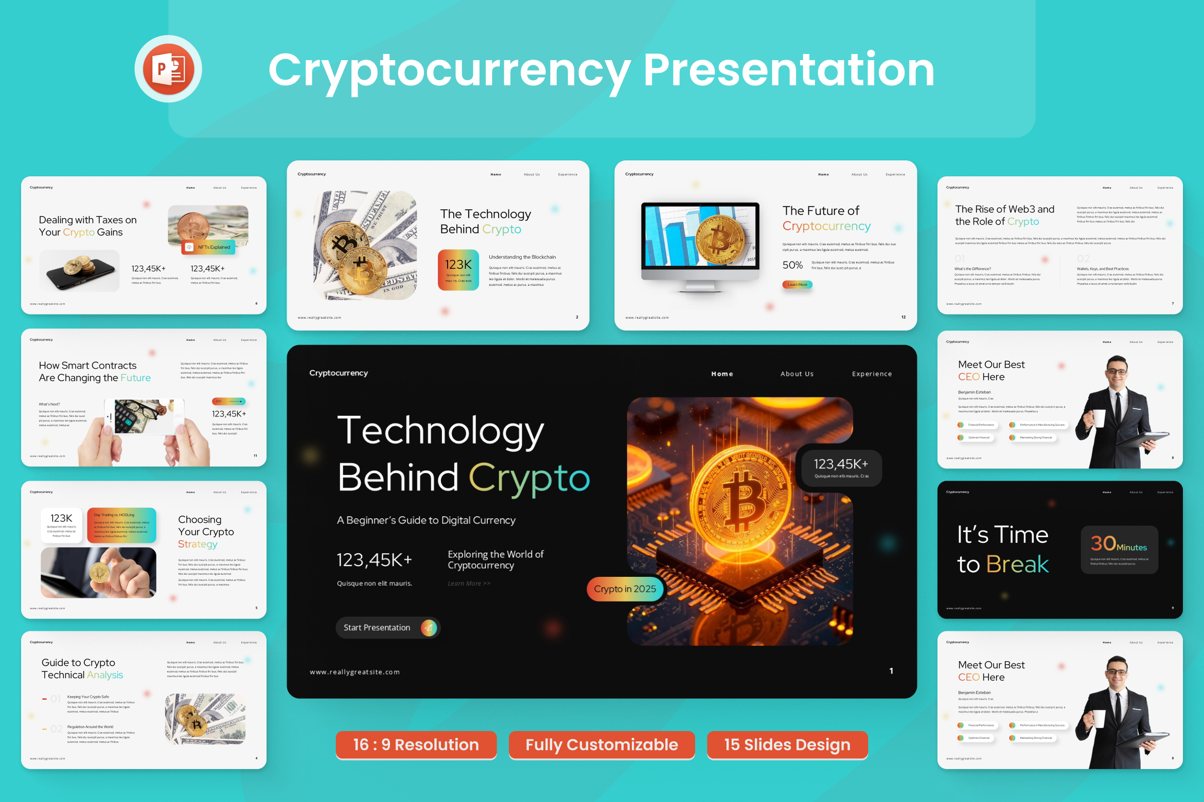 Cryptocurrency Presentation, Presentation Templates | GraphicRiver