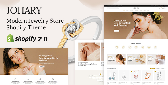 Johary - Handmade Jewelry Store Shopify 2.0 Responsive Theme by codezeel