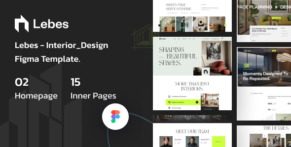 Lebes - Interior Design Figma Template by SoftCrafty | ThemeForest