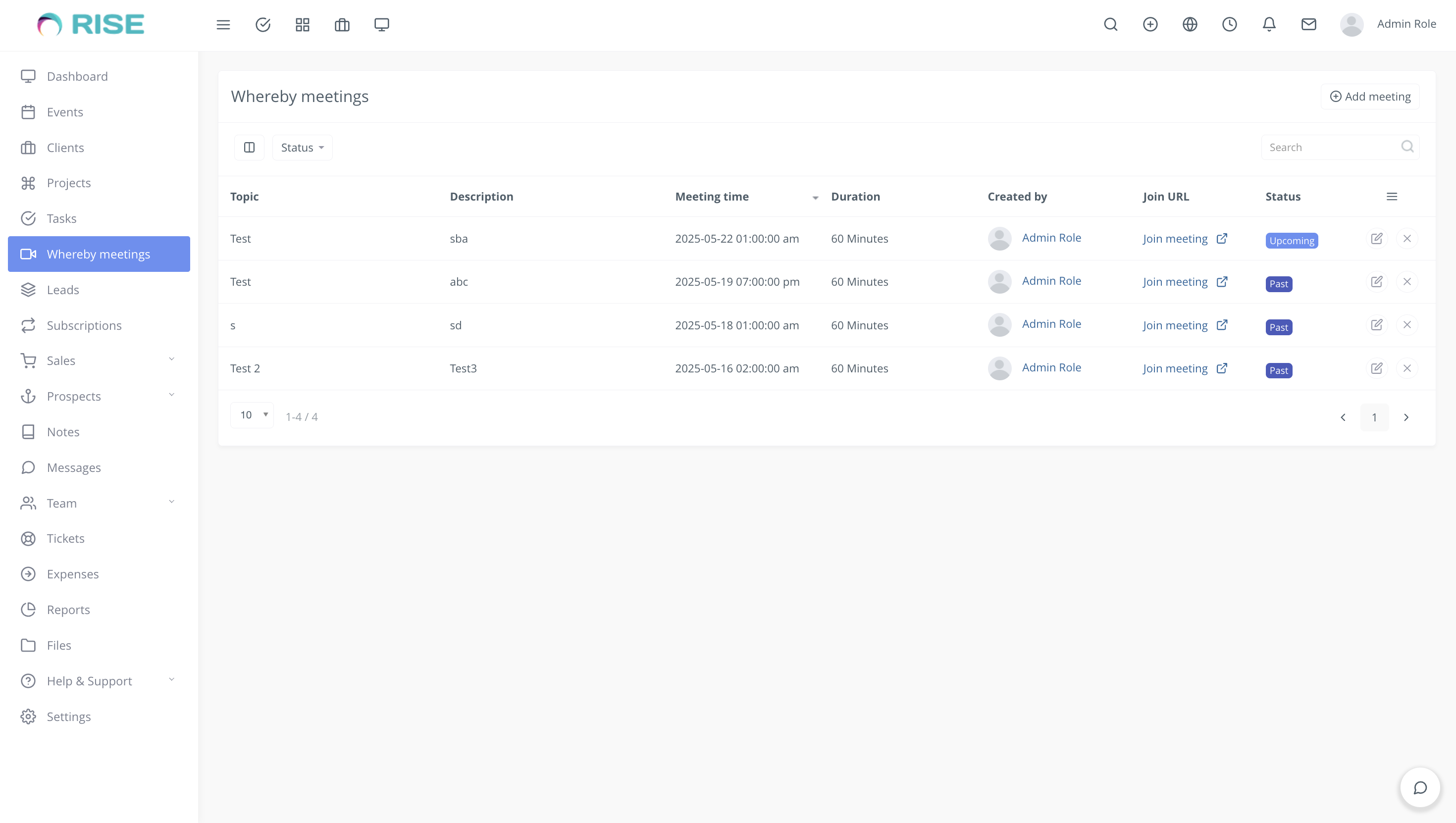 Whereby Meeting Plugin for RISE CRM by Hopperstack | CodeCanyon