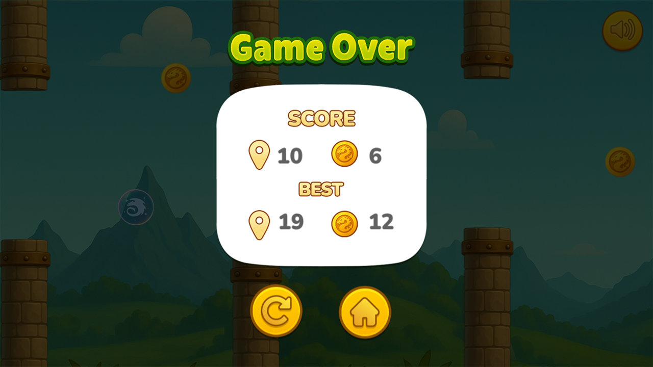 Toothless Dragon Flap [ Construct 3 , HTML5 ] by Fabboxstudios | CodeCanyon