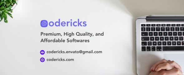 codericks's profile on CodeCanyon