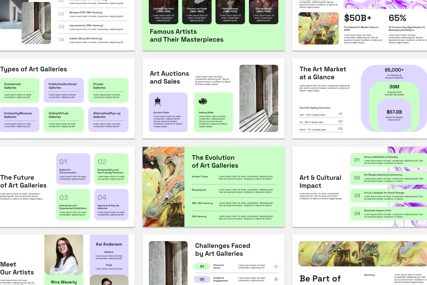 Art Gallery Exhibition, Presentation Templates | GraphicRiver