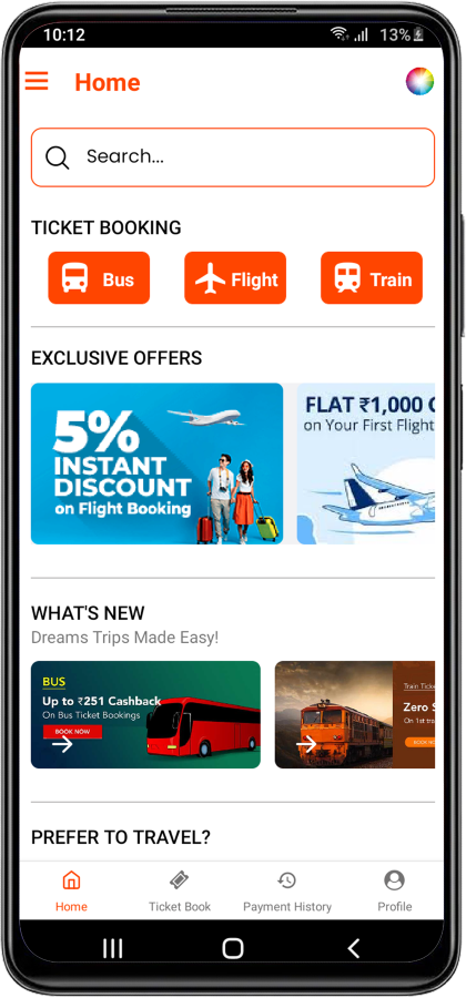 Travel Booking - Bus Booking | Flight Booking | Train Booking React ...