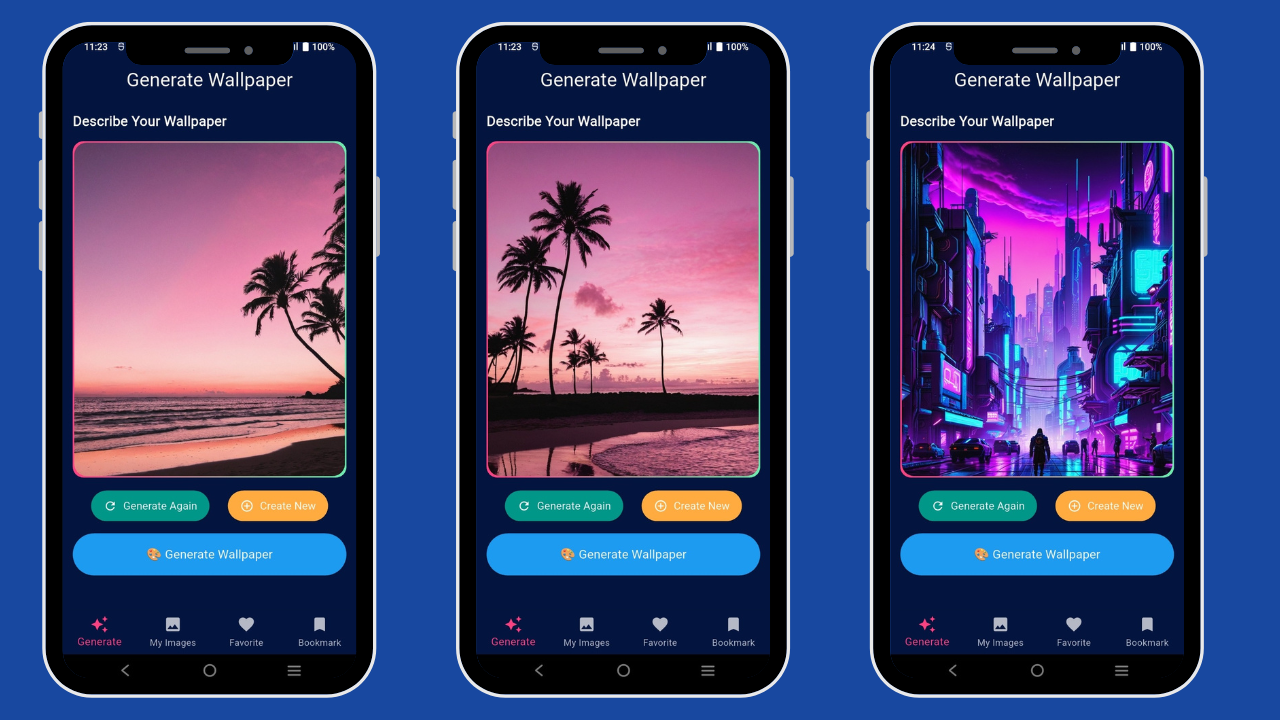 AI Wallpaper Generator Flutter App | ChatGPT Wallpaper Maker | AI ...