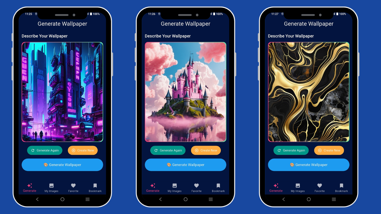 AI Wallpaper Generator Flutter App | ChatGPT Wallpaper Maker | AI ...