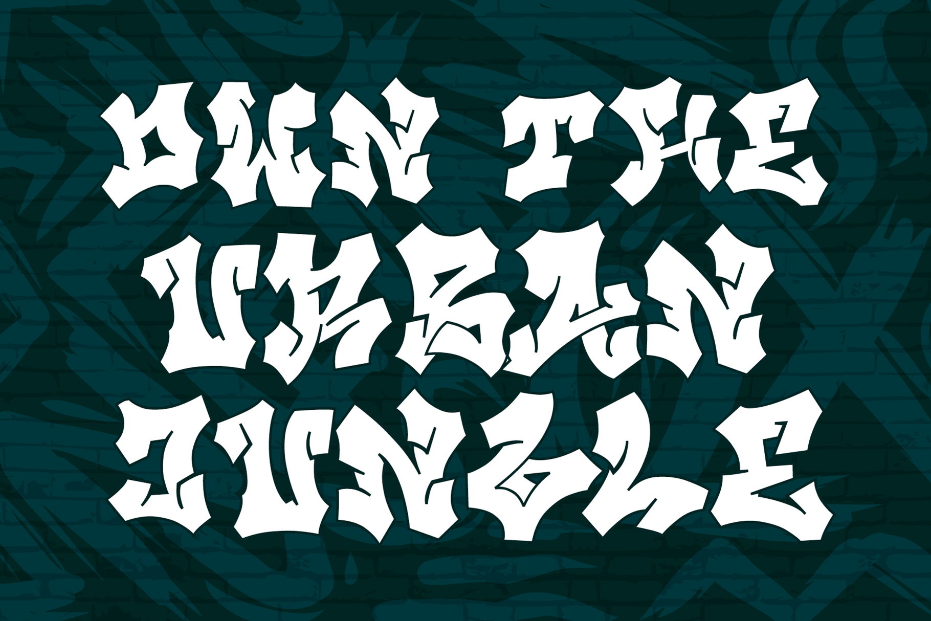 Beast Quotz – Wild Graffiti Font with Solid & Outline Style, Fonts