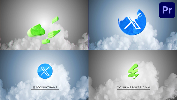 Cloudy Logo Reveal for Premiere Pro, Premiere Pro Templates | VideoHive