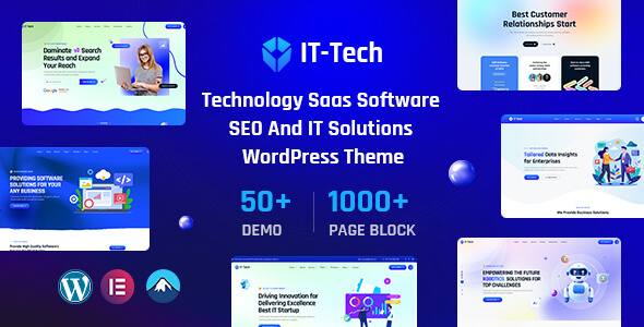 IT-Tech – IT Solutions & SaaS WordPress Theme by Dreamit-Solution | ThemeForest