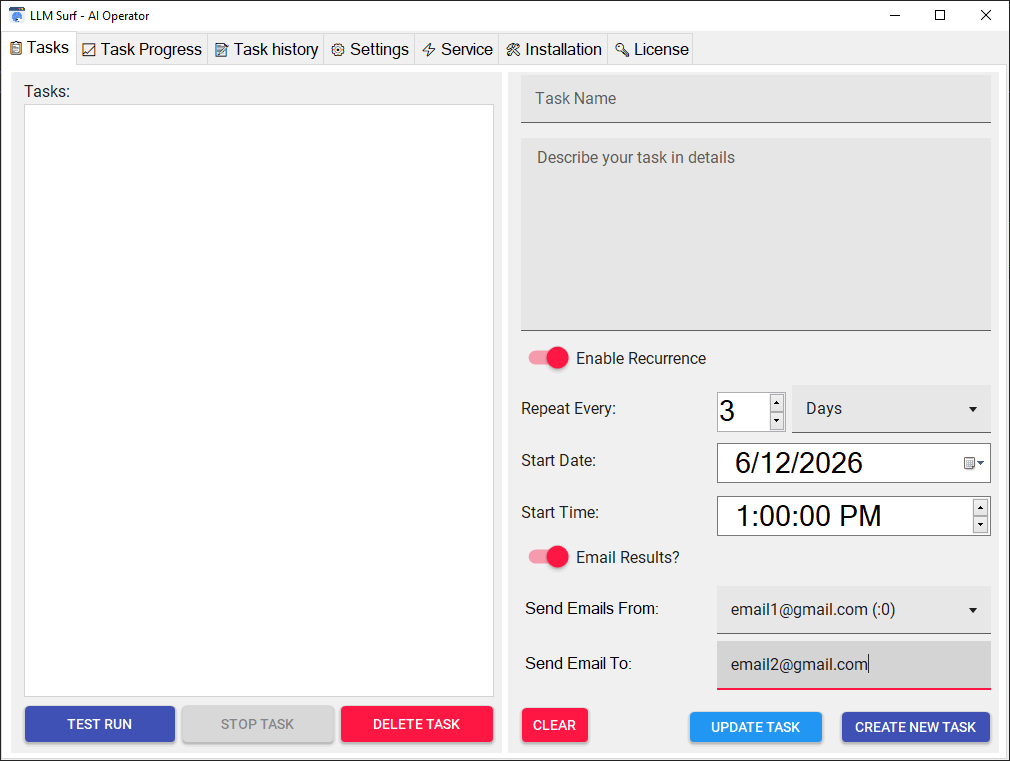 LLM Surf - AI Operator - AI Agent - Browser Automation by profitable
