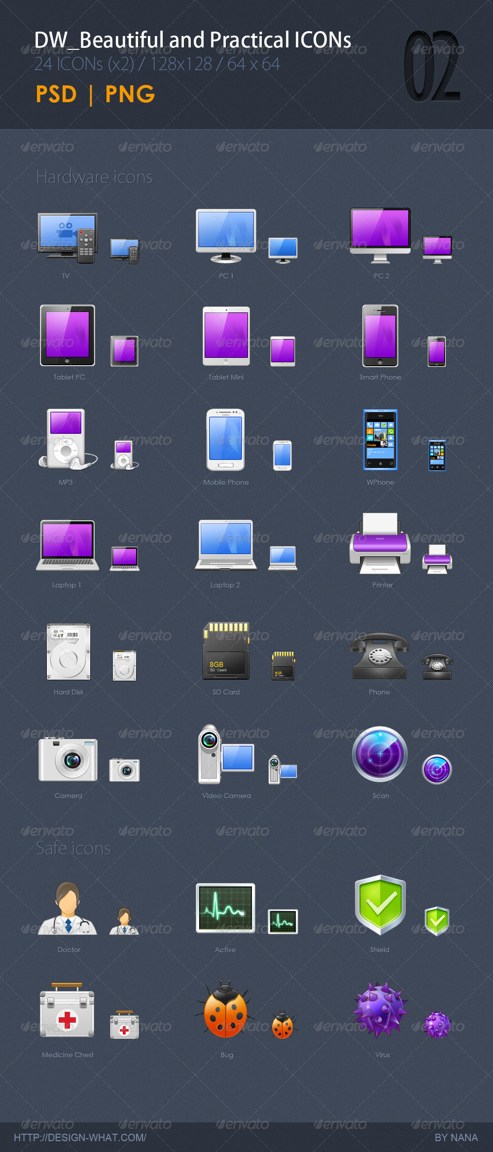 24 Hardware & Safe ICON, Icons | GraphicRiver