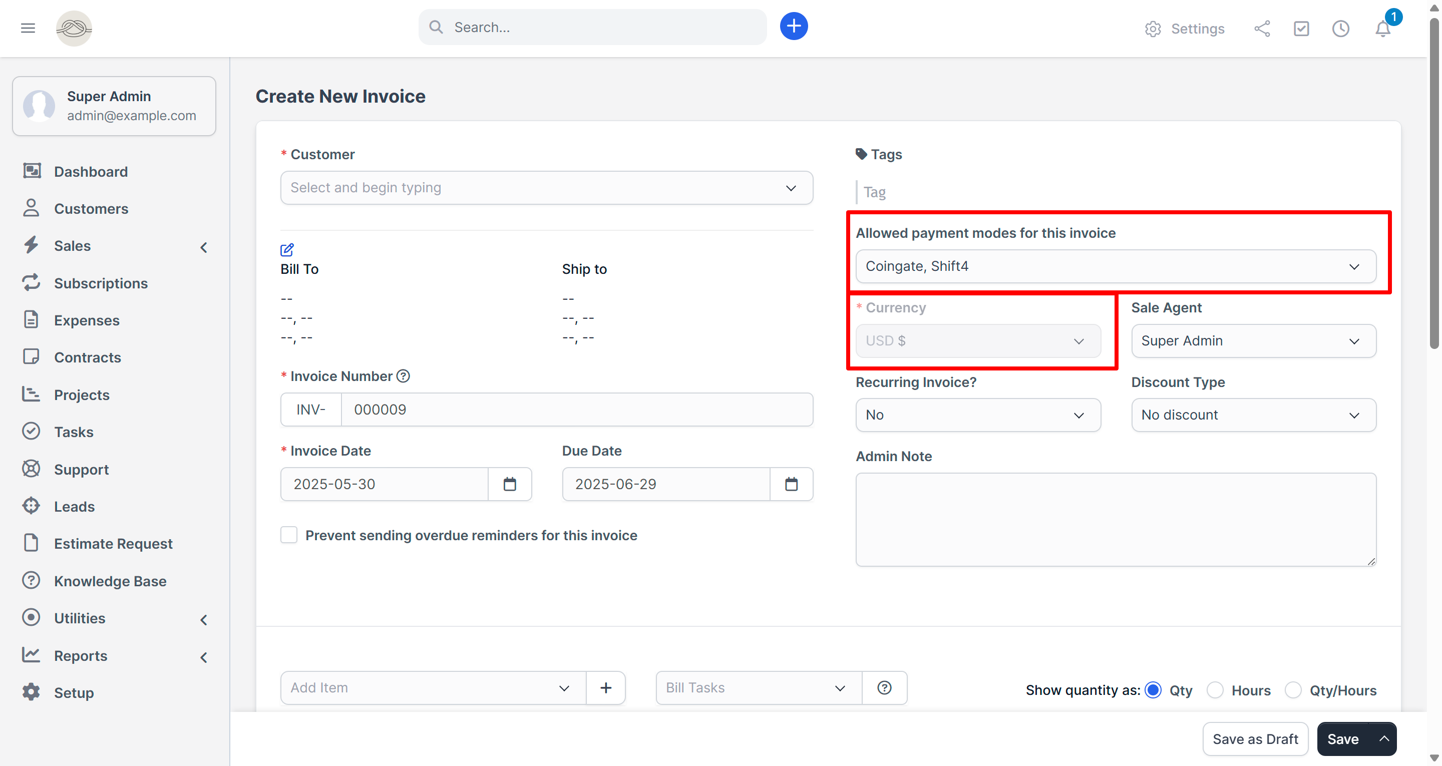 Perfex CRM Payment Gateway Bundle – PayU, CoinGate, Shift4 by codeonstring