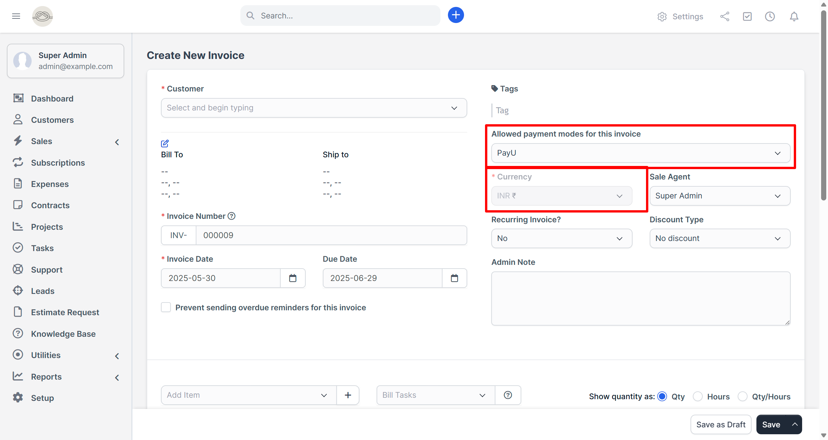 Perfex CRM Payment Gateway Bundle – PayU, CoinGate, Shift4 by codeonstring