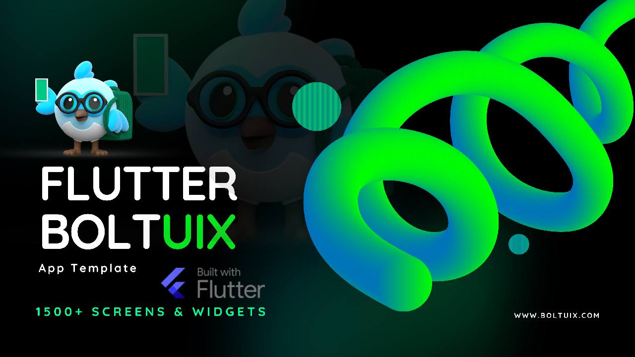 Flutter Boltuix App Template | 2025 Premium Flutter Material Design UIX (v3.3.1) by boltuix