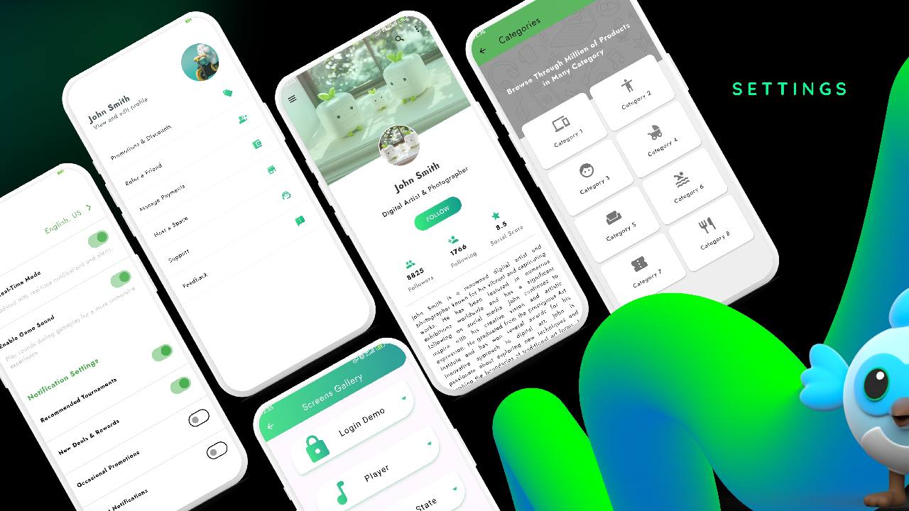 Flutter Boltuix App Template | 2025 Premium Flutter Material Design UIX (v3.3.1) by boltuix