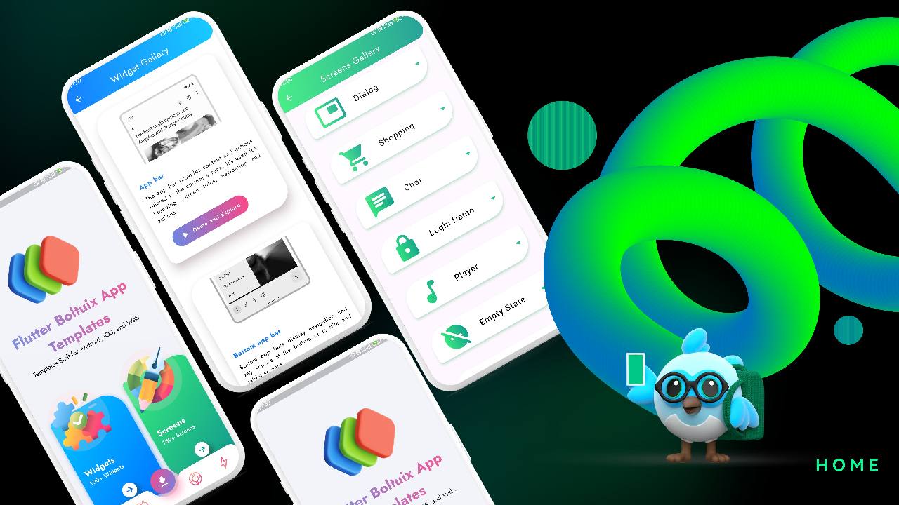 Flutter Boltuix App Template | 2025 Premium Flutter Material Design UIX ...