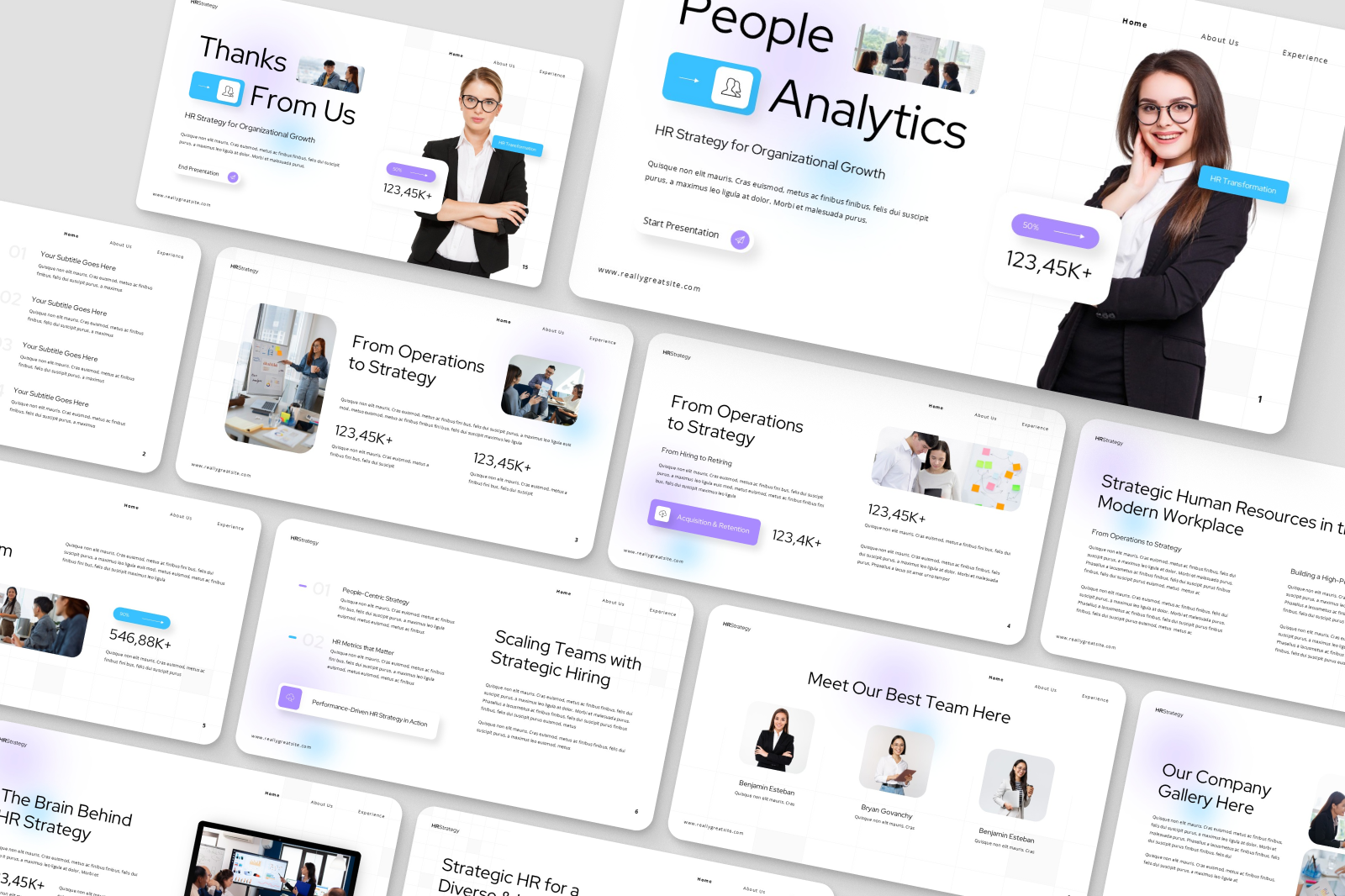 HR Strategy Presentation, Presentation Templates | GraphicRiver