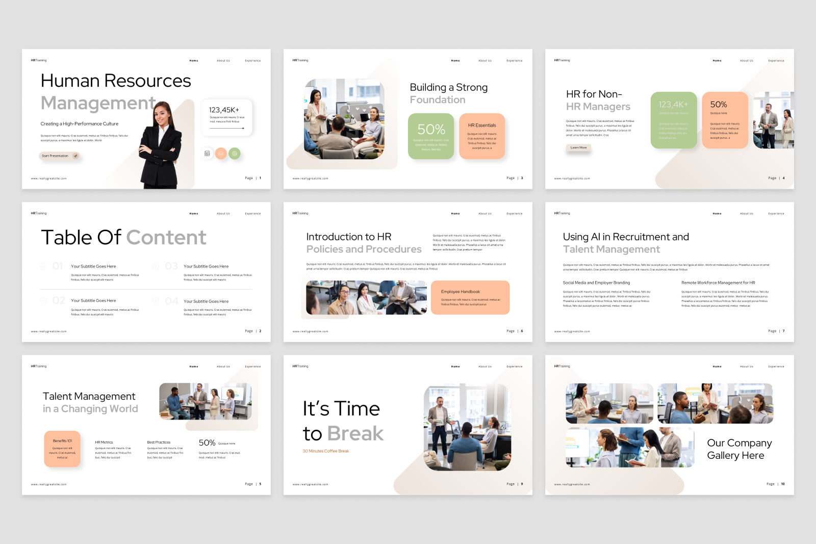 HR Training Presentation, Presentation Templates | GraphicRiver