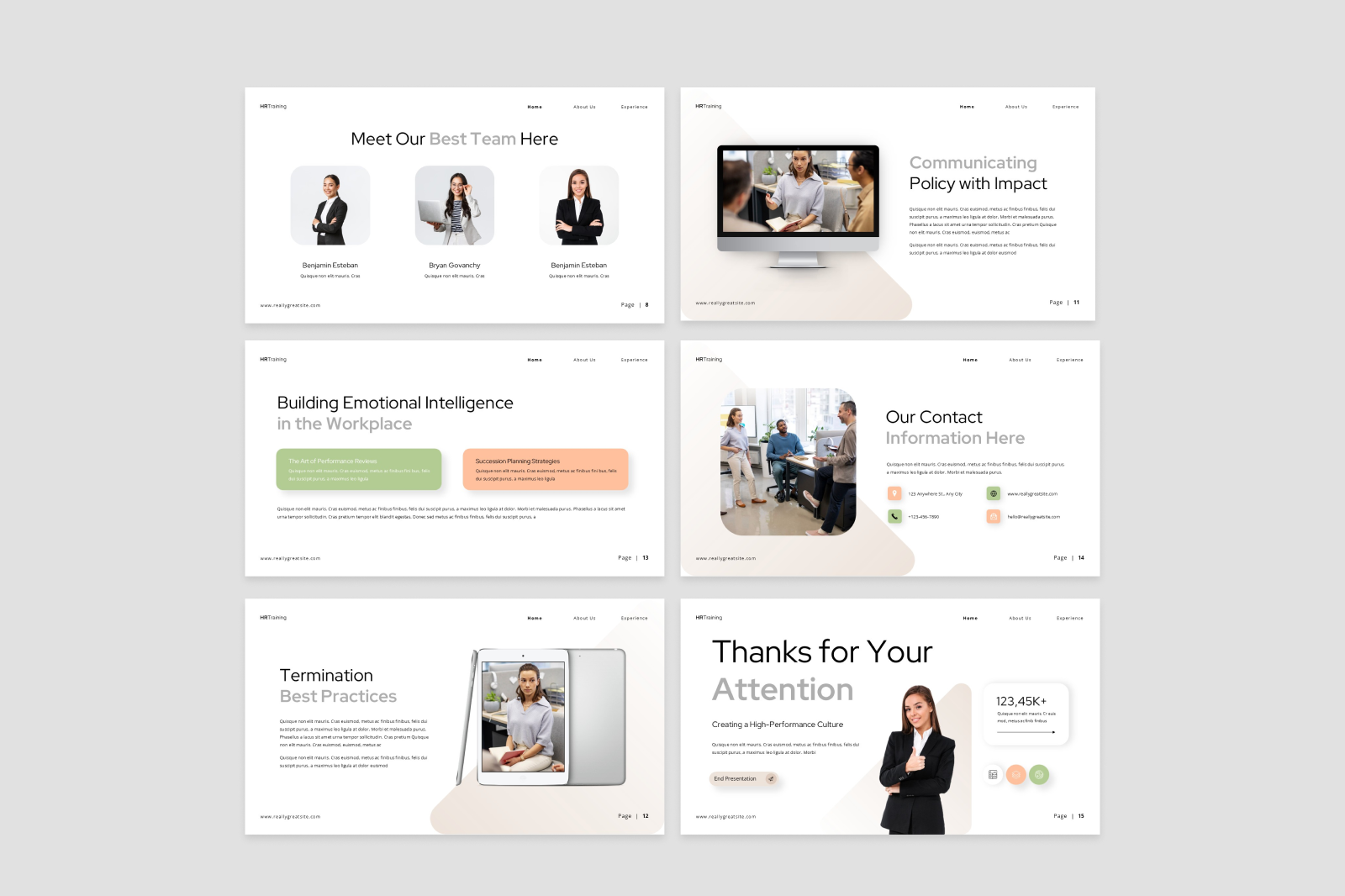 HR Training Presentation, Presentation Templates | GraphicRiver