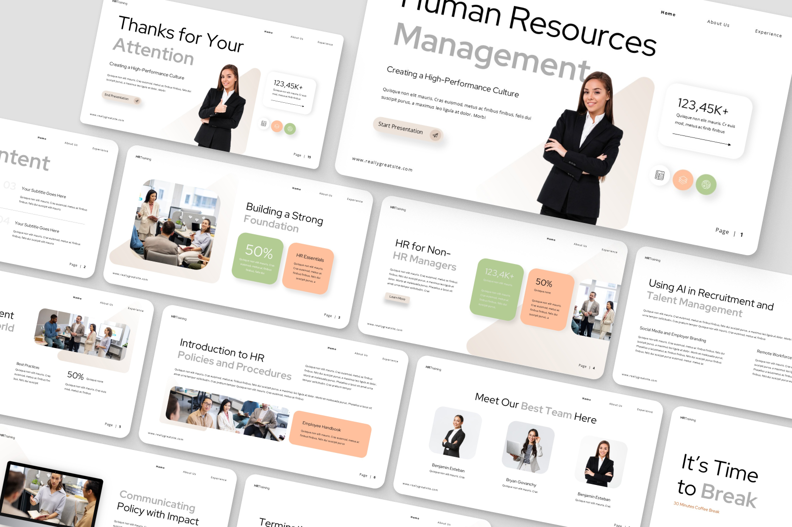 HR Training Presentation, Presentation Templates | GraphicRiver