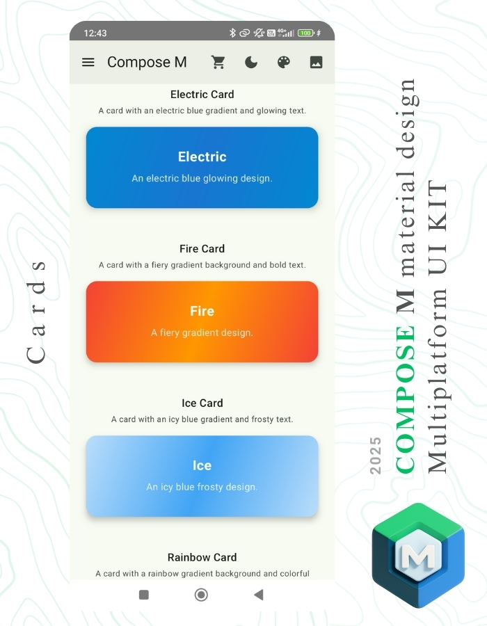 Compose M Kotlin Multiplatform UI Library v3.3 2025 by boltuix | CodeCanyon