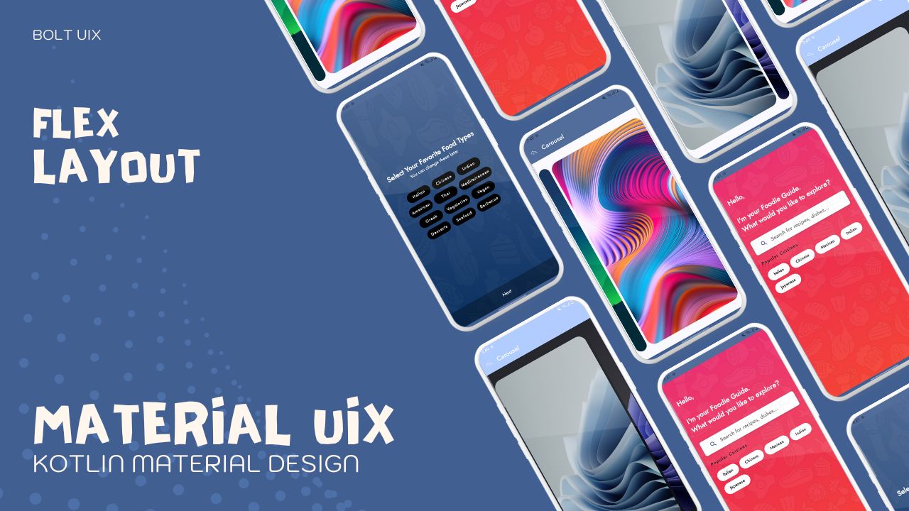Material UIX - KOTLIN Material Design VER 1.3 by boltuix | CodeCanyon