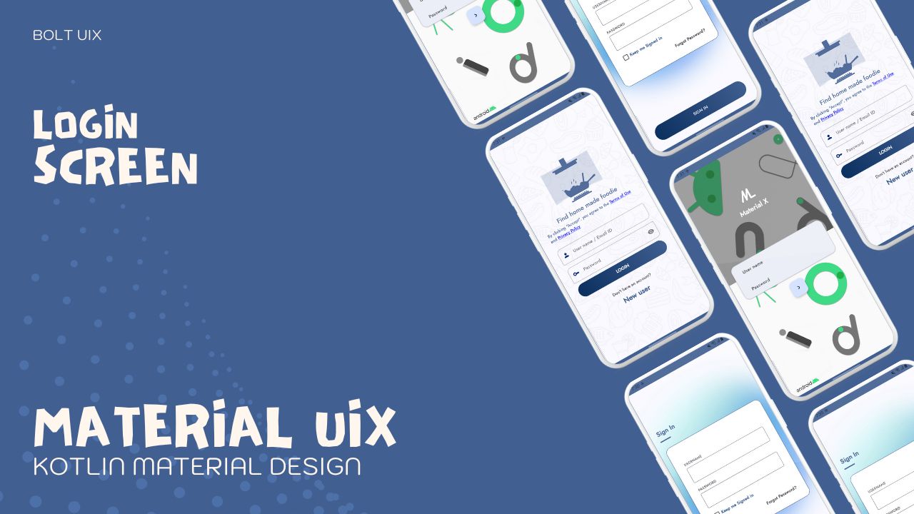 Material UIX - KOTLIN Material Design VER 1.3 by boltuix | CodeCanyon