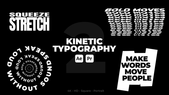 Kinetic Typography v2, After Effects Project Files | VideoHive