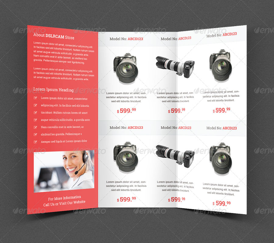 Product Promotion Trifold Brochure , Print Templates | GraphicRiver