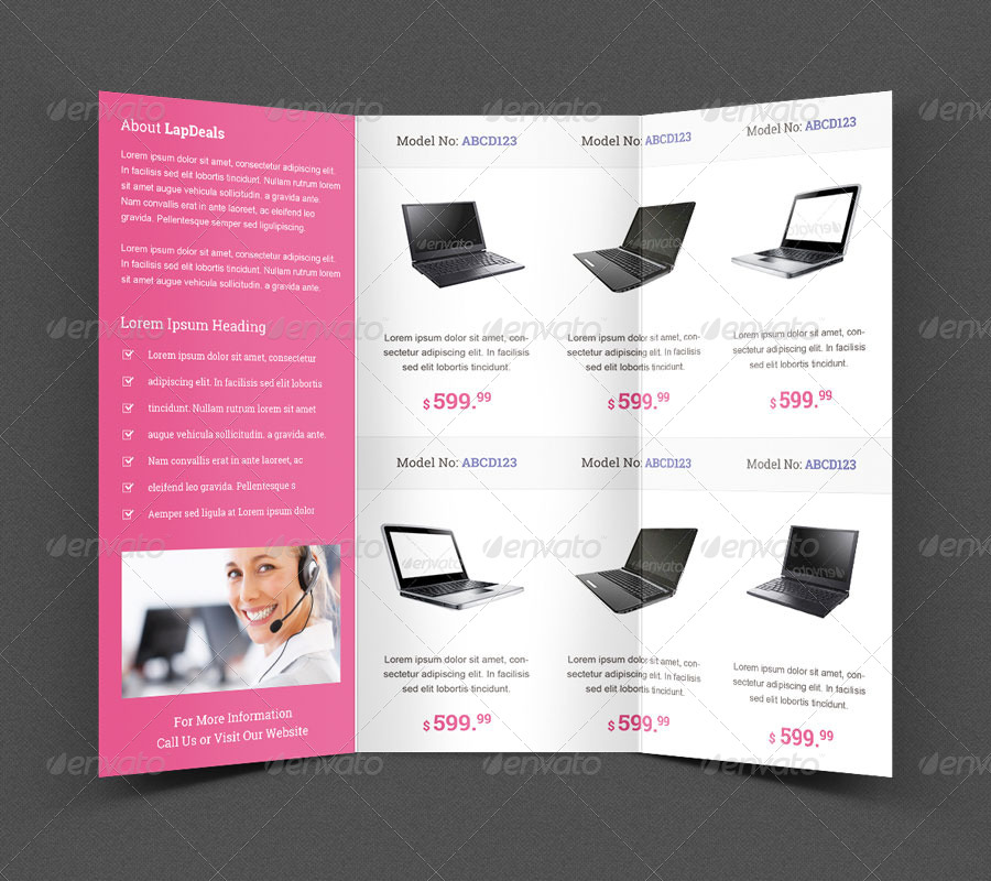 Product Promotion Trifold Brochure , Print Templates | GraphicRiver