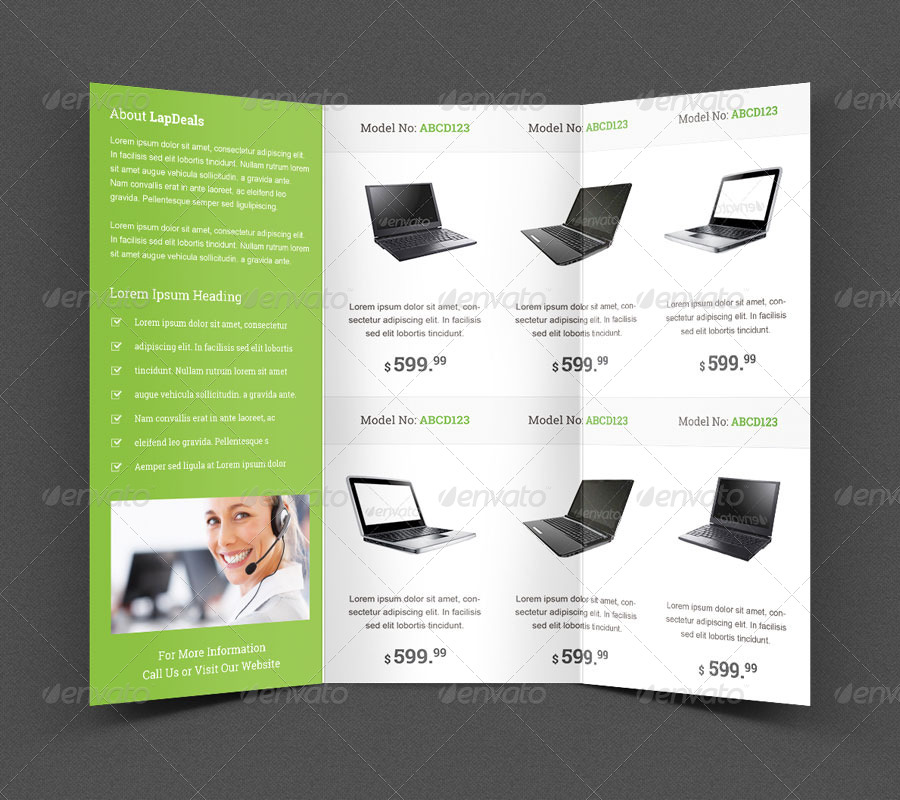 Product Promotion Trifold Brochure , Print Templates | GraphicRiver