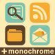 Social, Media, Internet Icons in Retro-Style by Evellean | GraphicRiver