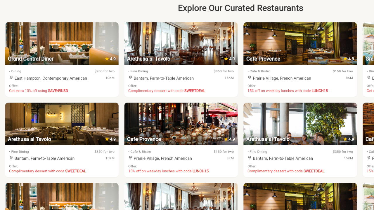 Restaurant Food Delivery Flutter Website Template | Online Food ...