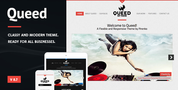 Queed - Business WordPress Theme by Pirenko | ThemeForest