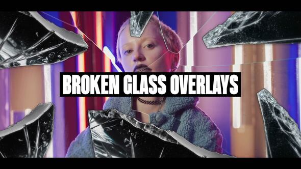 Broken Glass Overlays, After Effects Project Files | VideoHive