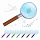 Set of Colorful Magnifying Glasses, Vectors | GraphicRiver
