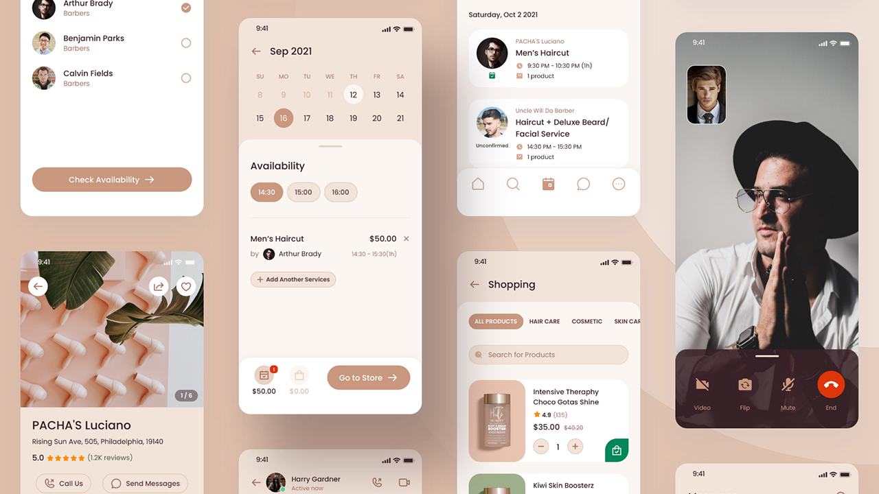 Beauty Master – React Native Expo Hair Salon App Template by thirteendev
