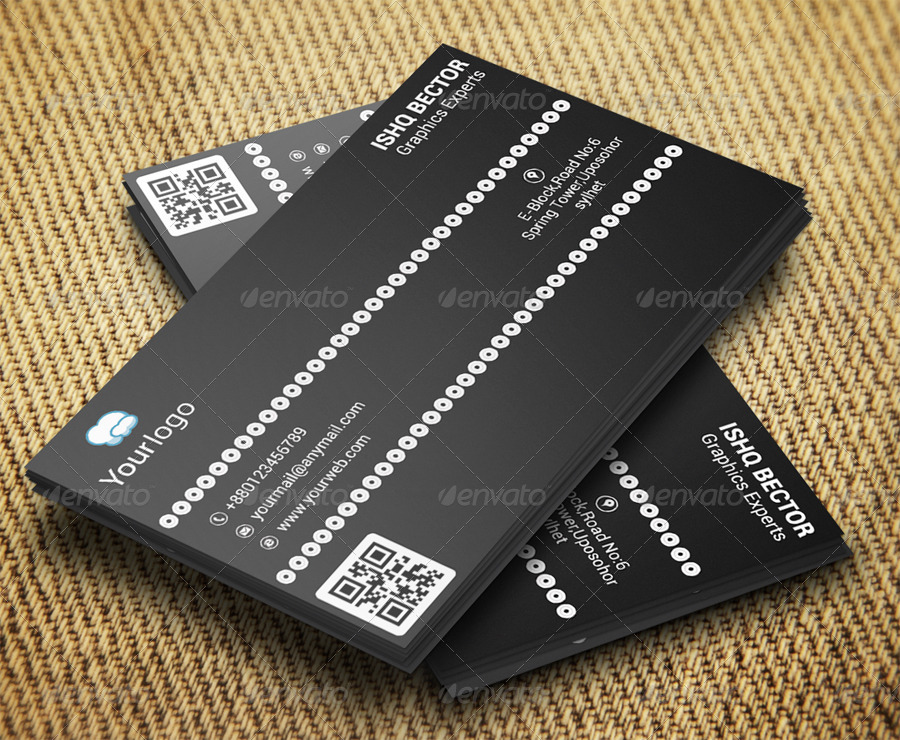 Simple Clean Business Card-11 Colors, Print Templates | GraphicRiver