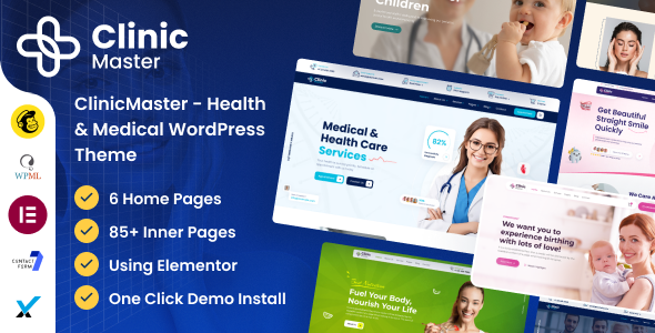 ClinicMaster - Health & Medical WordPress Theme by DexignZone | ThemeForest
