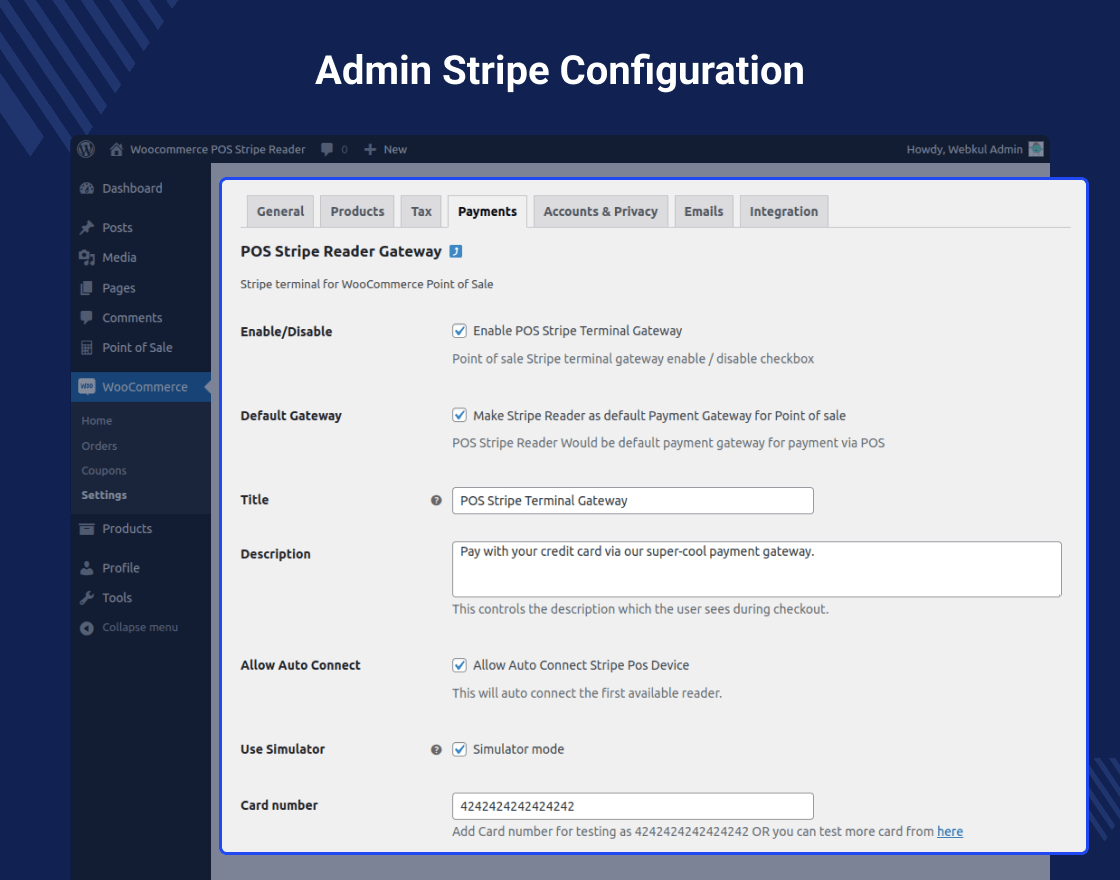 WooCommerce Stripe POS Terminal Connector by Webkul | CodeCanyon