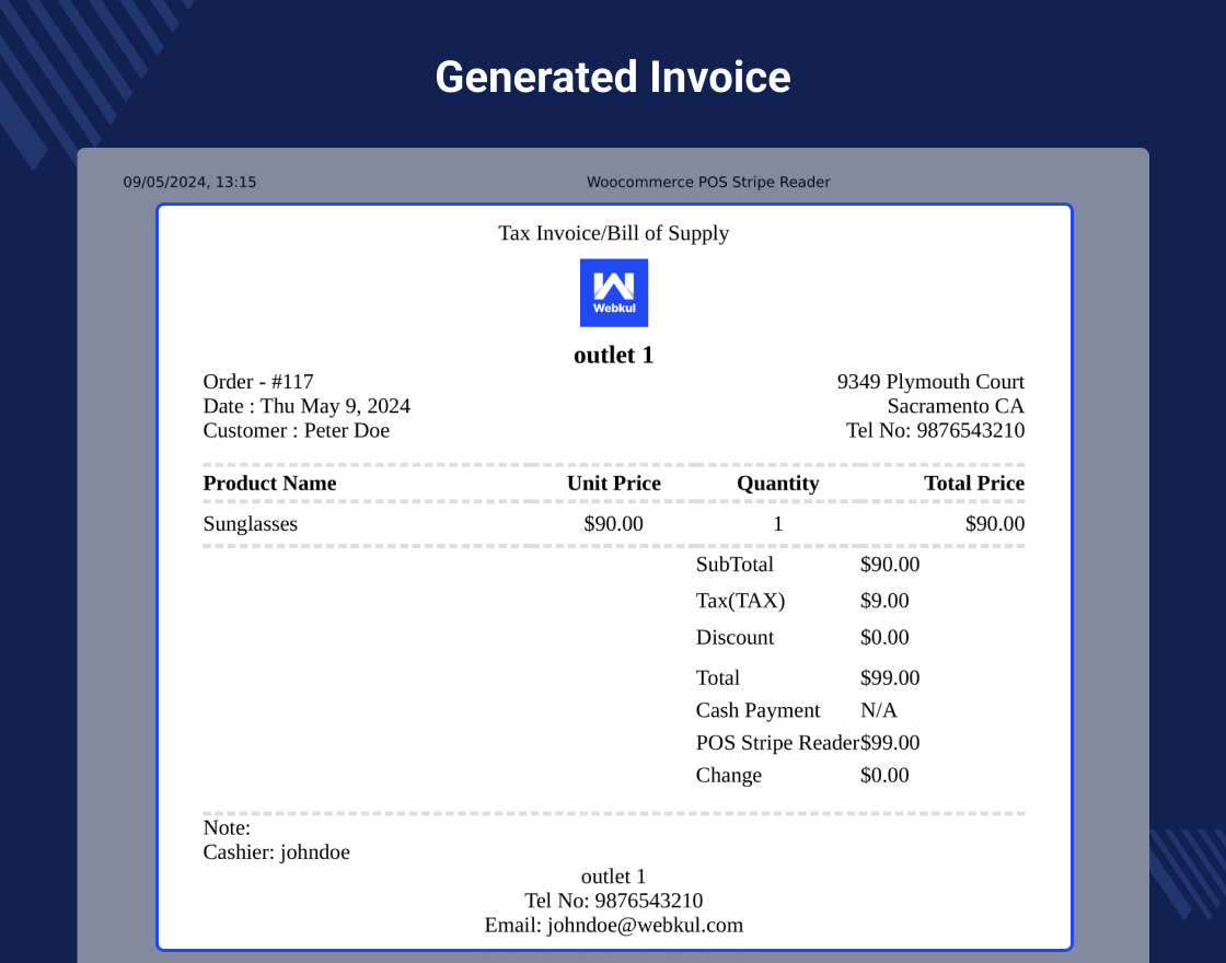 WooCommerce Stripe POS Terminal Connector by Webkul | CodeCanyon