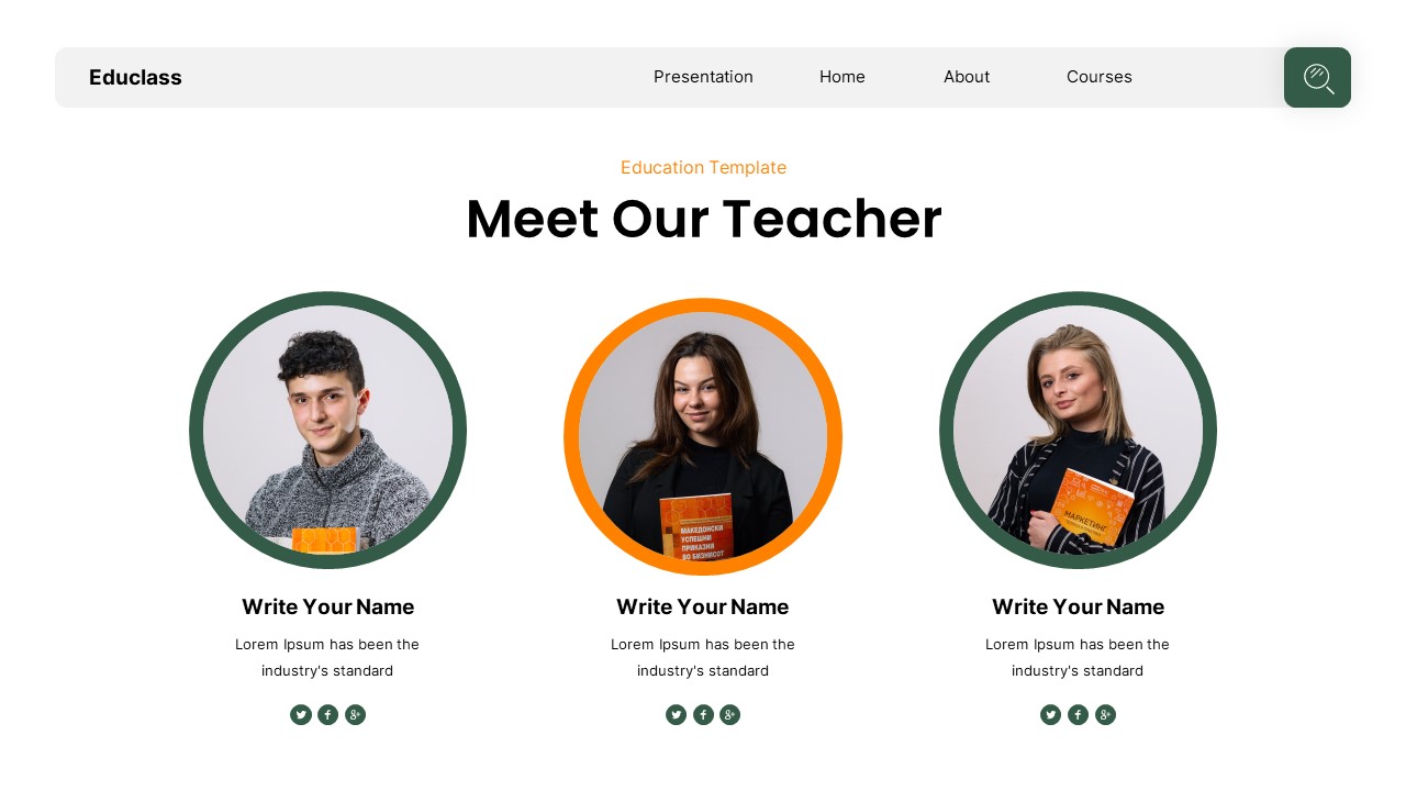 Educlass - Education PowerPoint Template, Presentation Templates ...